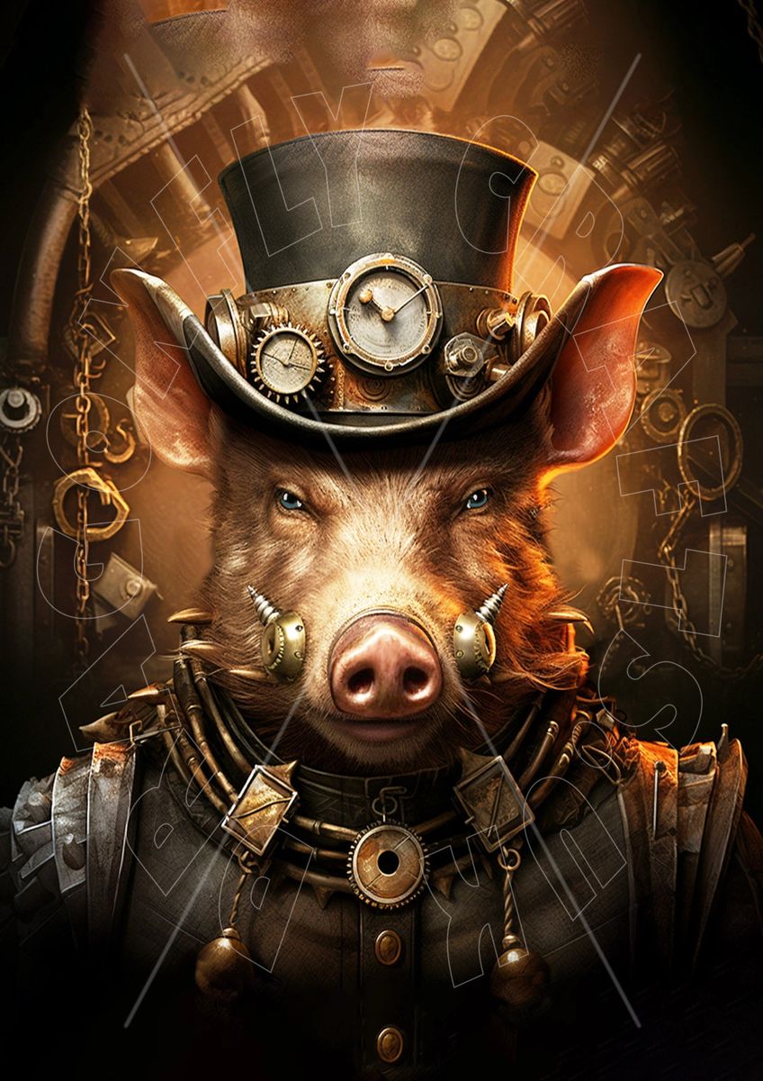 Steampunk Boar